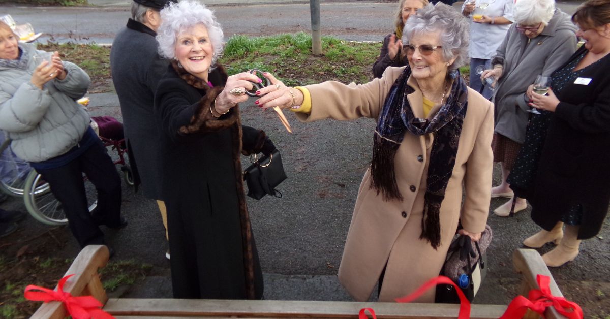 Locals Unveil "Words of Wisdom" Bench at MHA Langholme