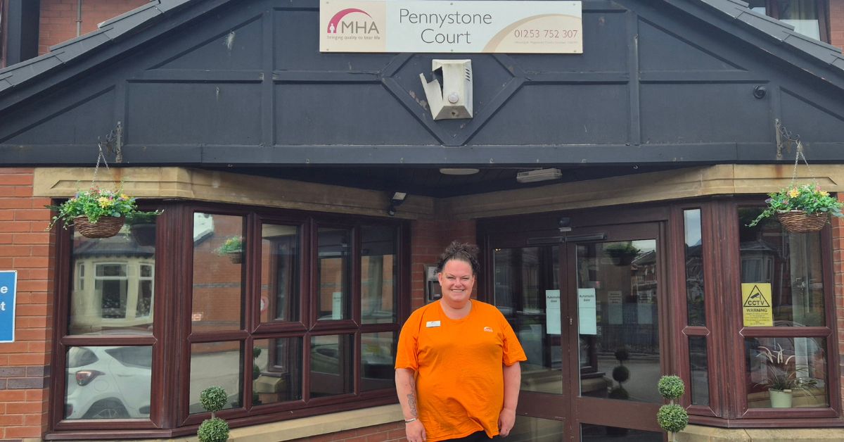 MHA Pennystone staff run Great North Run for "Man Shed" fund