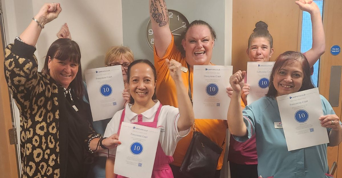 Pennystone Court receiving maximum review rating score