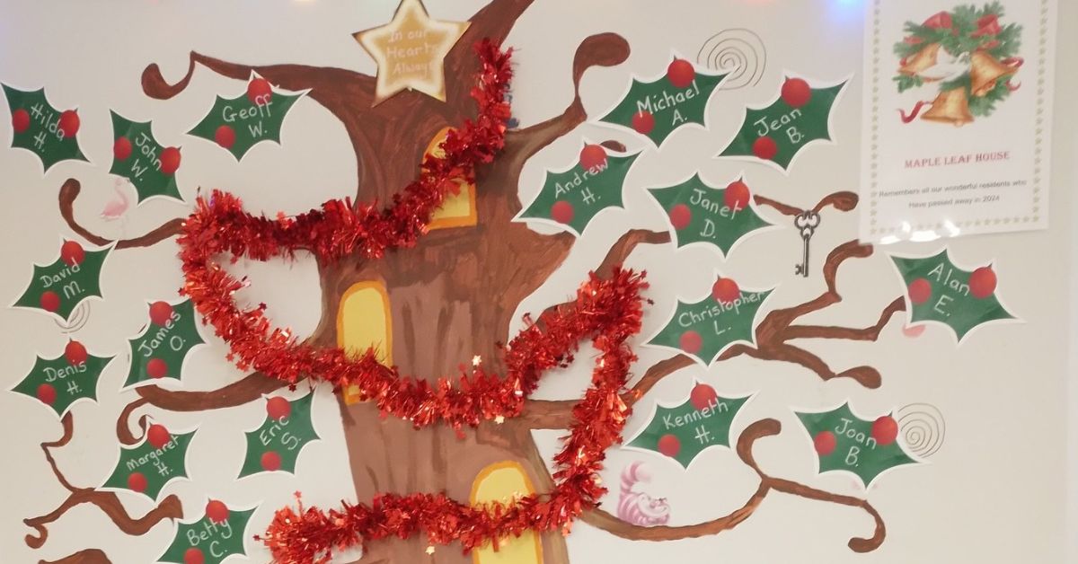 MHA Maple Leaf House unveils memorial tree | Later Life Hub