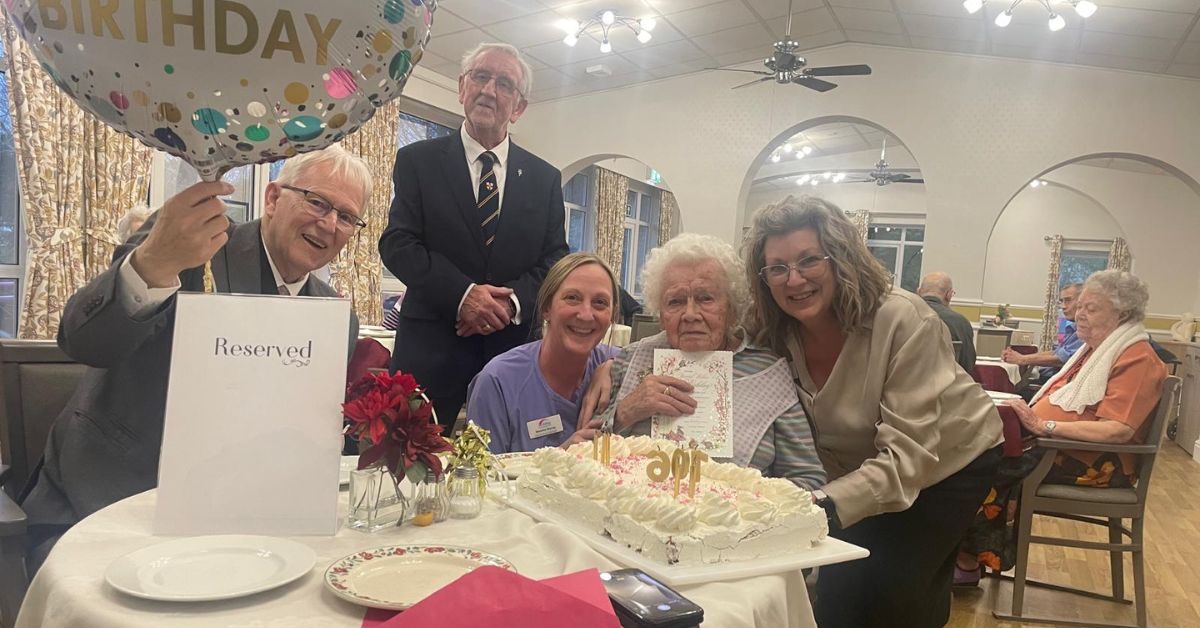 Birthday celebrations at MHA Stones Place as resident turns 106 | MHA ...