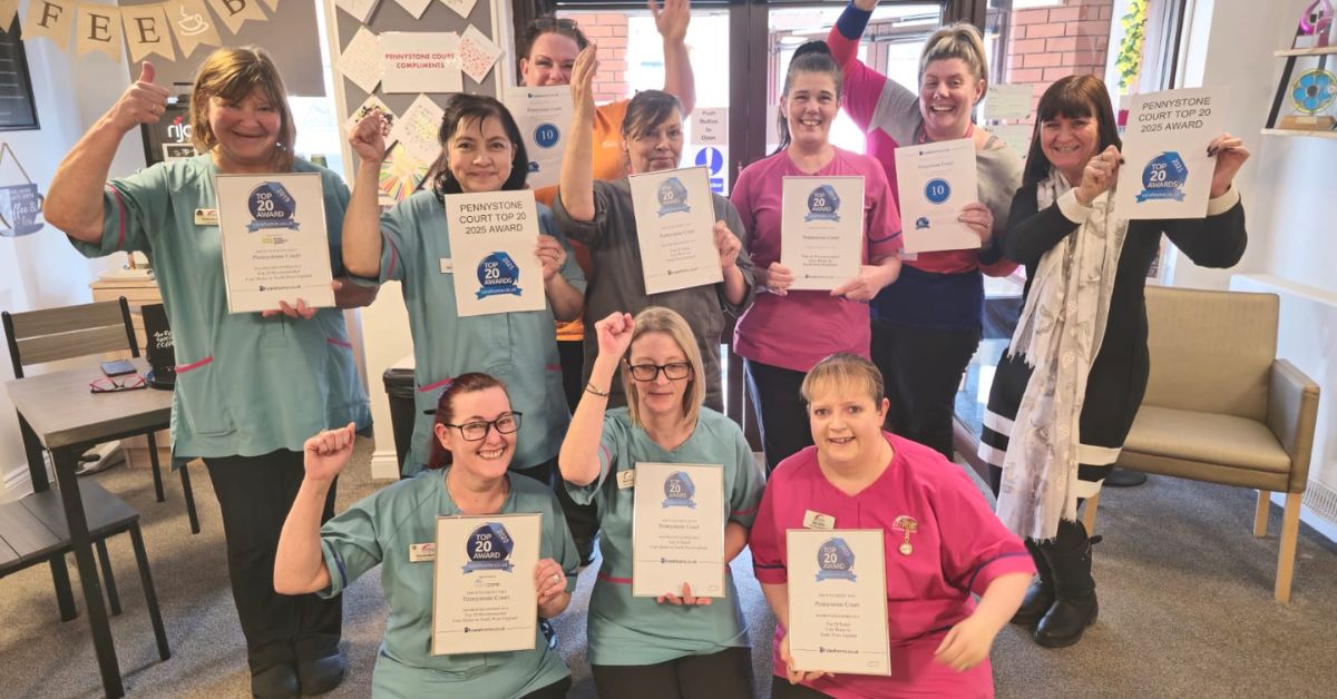 MHA Pennystone Court in seventh heaven as it wins Top 20 Care Homes ...