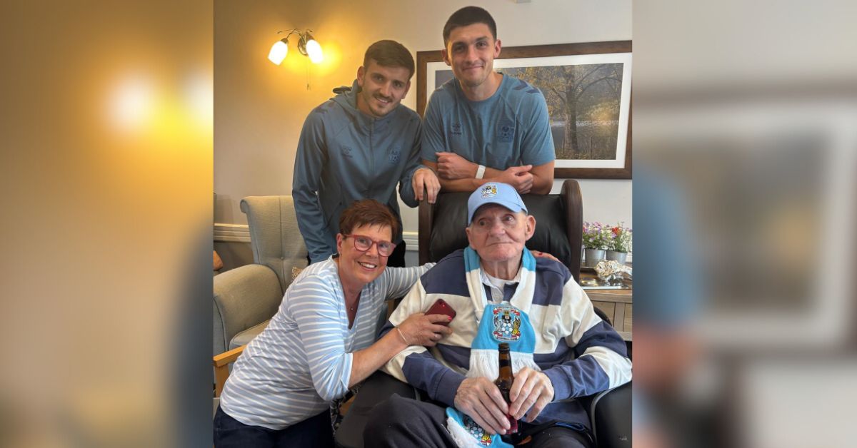 Coventry City FC stars make special visit to MHA Abbey Park in aid of ...