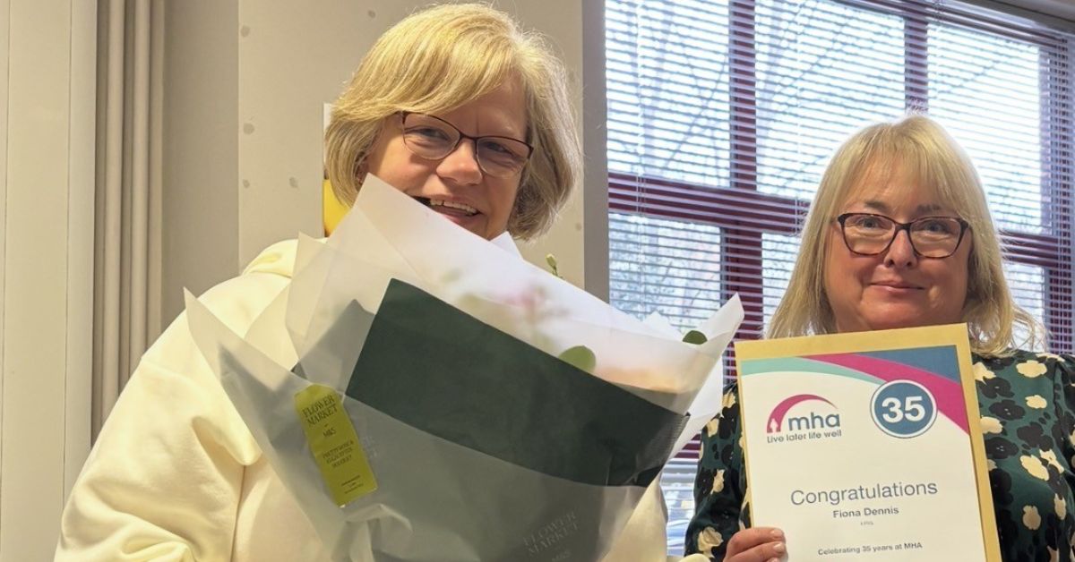 Longest serving head office colleague at MHA marks 35-year work ...