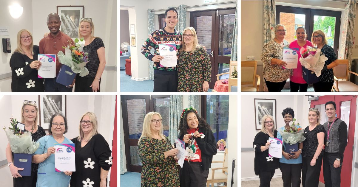 Plenty to celebrate as colleagues at MHA Moor Allerton mark combined ...